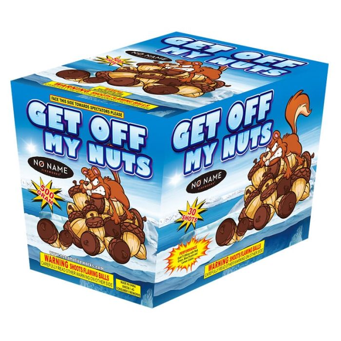 Get Off My Nuts | 30 Shot 500 Gram Multi Shot Aerial Firework by No Na